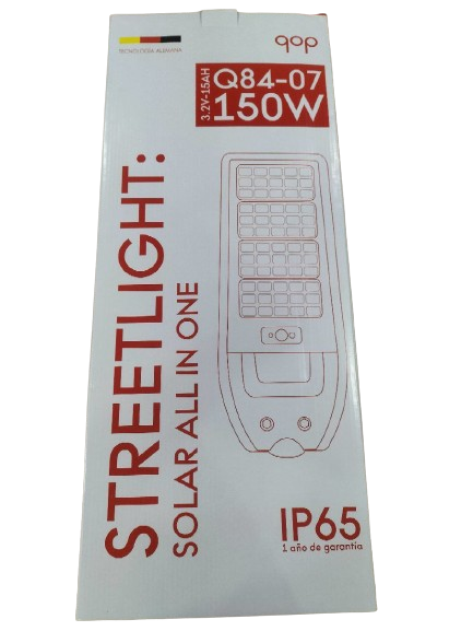 QOP Q84-07 ALUMBRADO PUBLICO SOLAR 150W